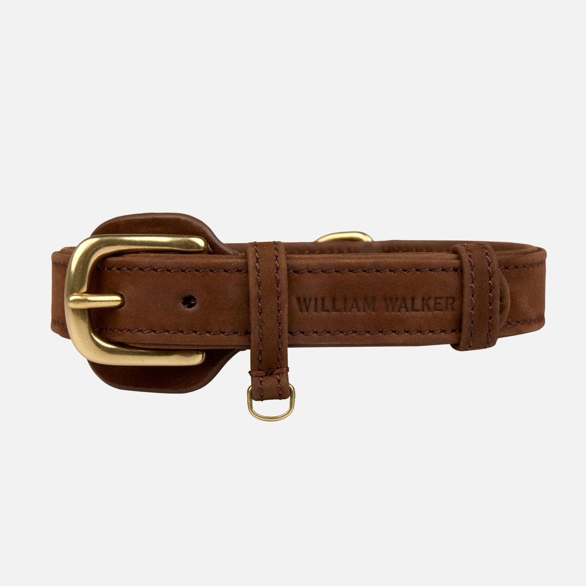 Waterproof nubuck leather dog collar | William Walker